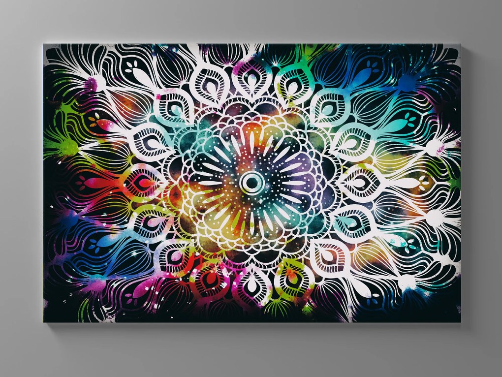 Obraz energická mandala Rozměr: 60 x 40 cm