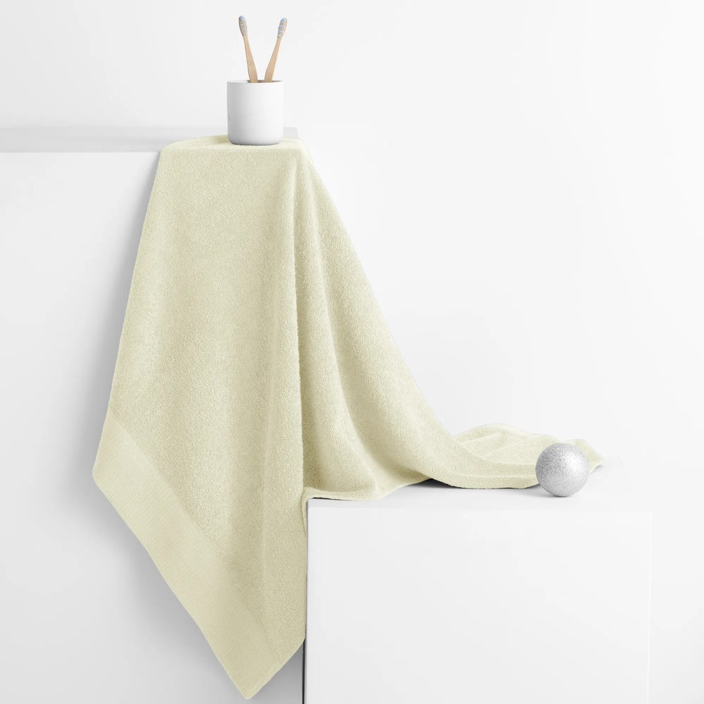 Bavlněný ručník DecoKing Berky ecru
