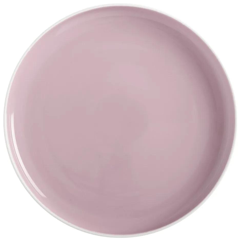 Růžový porcelánový talíř Maxwell &amp; Williams Tint, ø 20 cm
