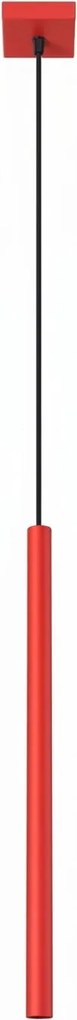 Sollux Lighting Závěsné svítidlo PASTELO 1 červené