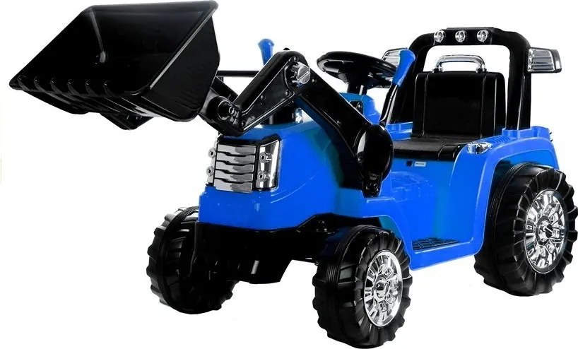 LEAN CARS Elektrický traktor na baterie ZP1005 pro děti modrý