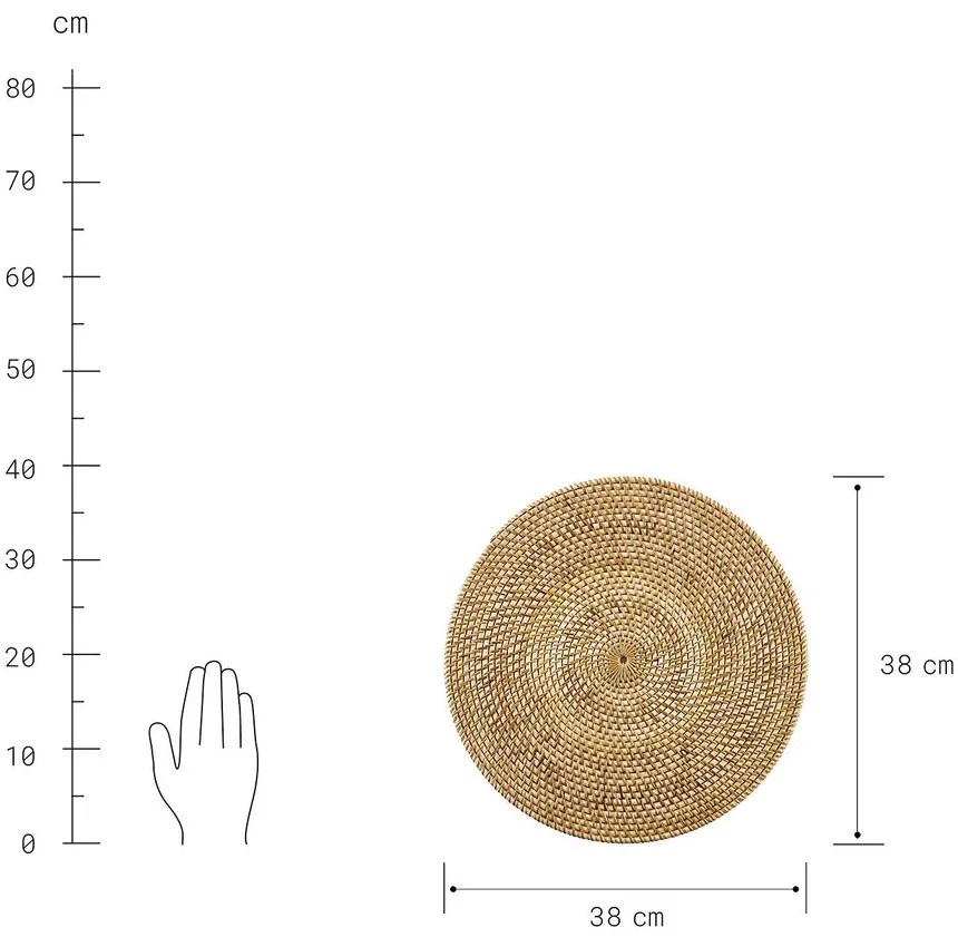 RONDA Prostírání 38 cm
