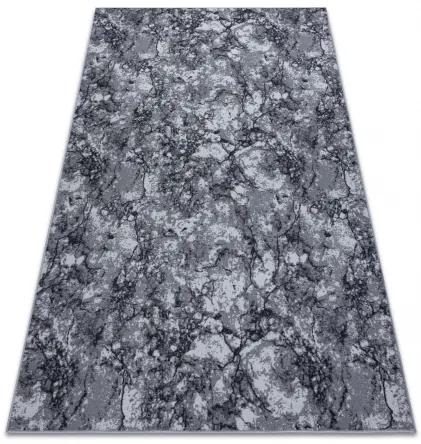 Moderní kusový koberec pogumovaný MARBLE Mramor beton kámen šedý Rozměr: 100x100 cm