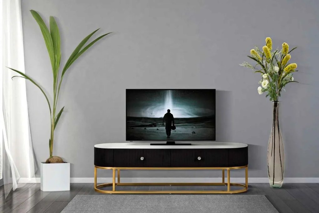 Designový TV stolek Hadassah 150 cm vícebarevný