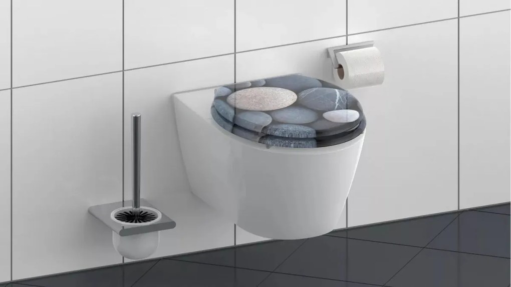Eisl / Schüette Eisl WC sedátko Grey Stones MDF SoftClose