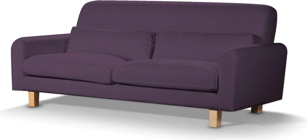 Potah na pohovku IKEA Nikkala krátký barva fialová látka pletený vzor