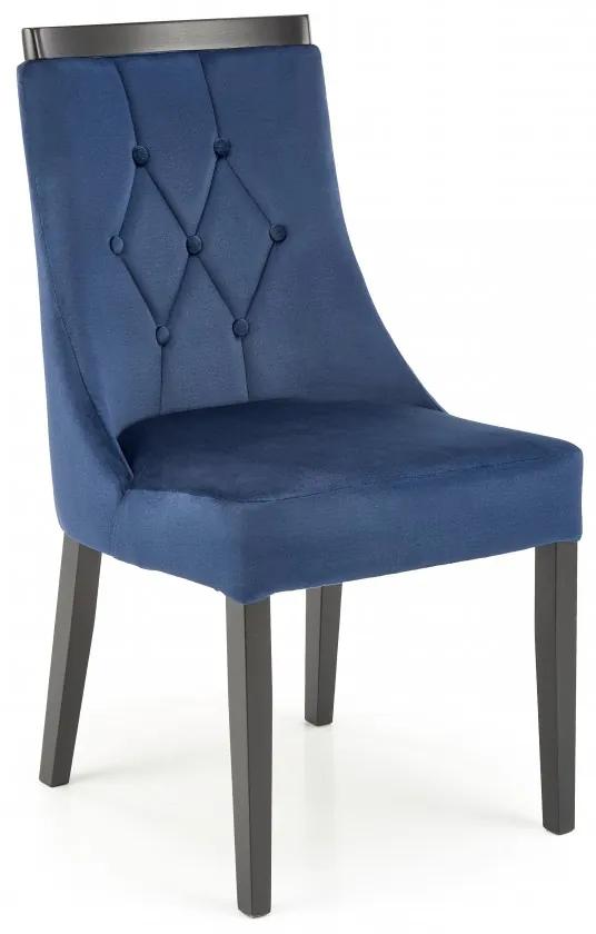 Jídelní židle MODULO 50 cm modrá/černá