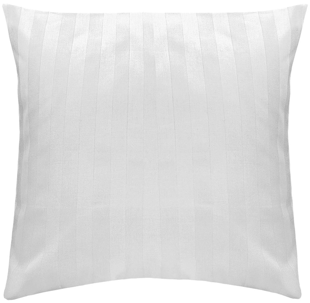 BAVLNĚNÝ POVLAK NA POLŠTÁŘ STRIPES2 40X40 CM BÍLÁ
