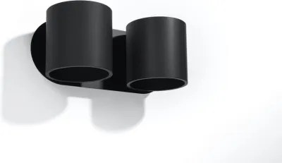 Nástěnné svítidlo SOLLUX Orbis 2 G9 2x40W bez zdroje SL.0660 černá