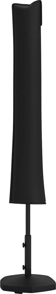 Vodotěsný obal na slunečník Outsunny Oxford 420D s zipem pro venkovní zahradu 178x25/35 cm černý | Aosom