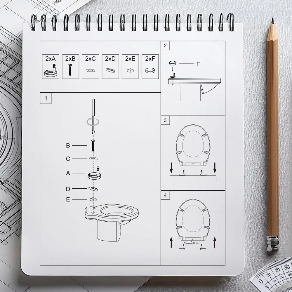 AWD WC prkénko Soft Close