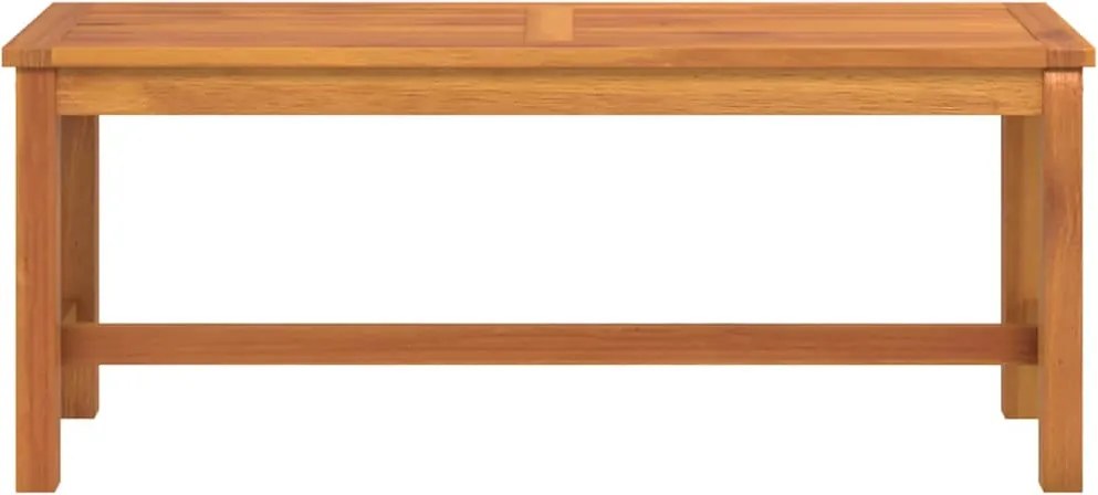 Zahradní lavice 110 x 35 x 45 cm masivní akáciové dřevo 319419