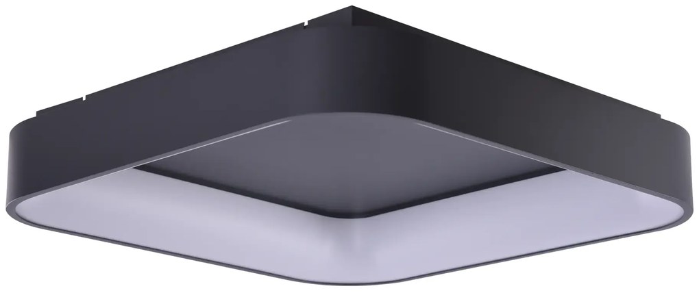 Moderní LED stropní svítidlo Solvent S 45 šedé s dálkovým ovladačem