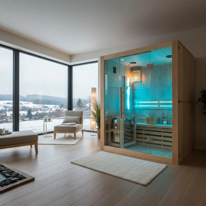 BPS-koupelny Finská sauna Relax 150x120, 3-4 osoby
