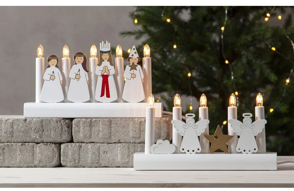 LED svícen do zásuvky (výška 15 cm) Julia – Star Trading