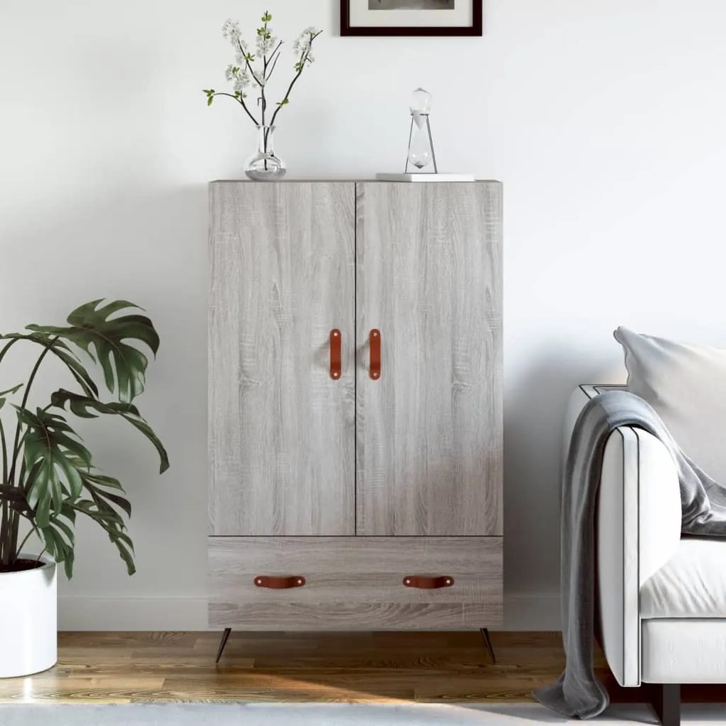 Skříň highboard šedá sonoma 69,5 x 31 x 115 cm kompozitní dřevo