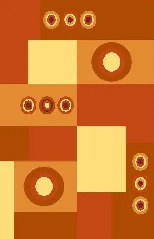 Vopi | Koberec Hansadim 7096-T - 120 x 170 cm, oranžová