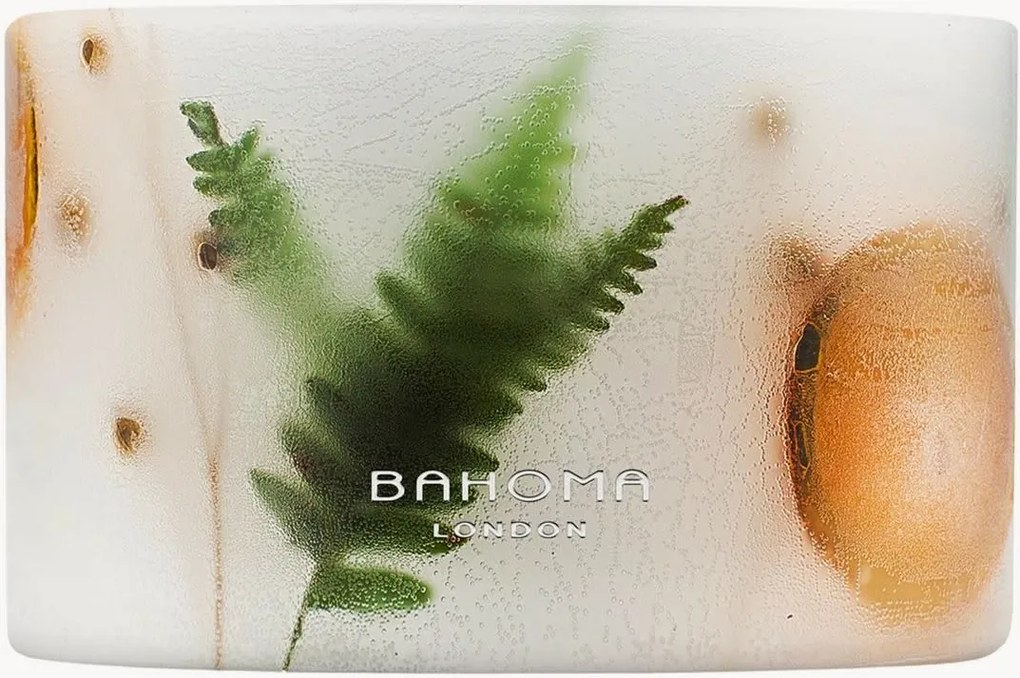 Ručně vyráběná vonná svíčka se třemi knoty Botanica (pomerančová kůra, mandarinka, anýz)