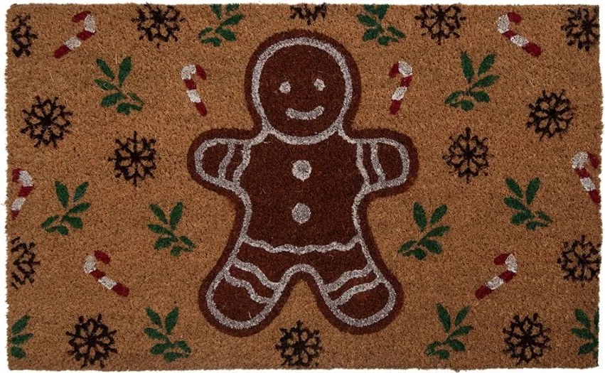 Kokosová rohožka s perníčkem Gingerbread Magic - 75*45*1 cm