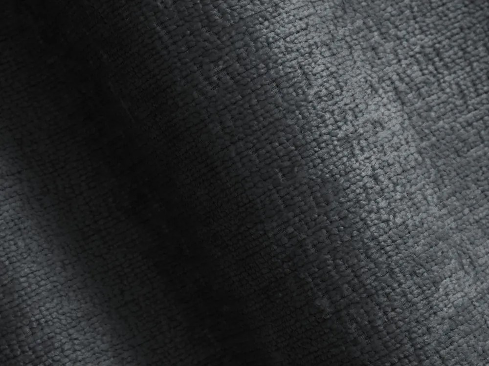 Tmavě šedá čalouněná dvoulůžková postel s úložným prostorem s roštem 200x200 cm Lupine – Micadoni