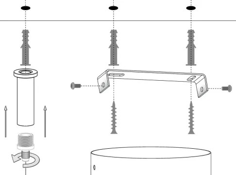 Lustr na lanku SILIA 5xG9/12W/230V černá