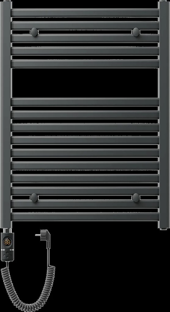 Mexen Helios, elektrické topné těleso 800 x 600 mm, 600 W, antracitová, W103-0800-600-2600-66