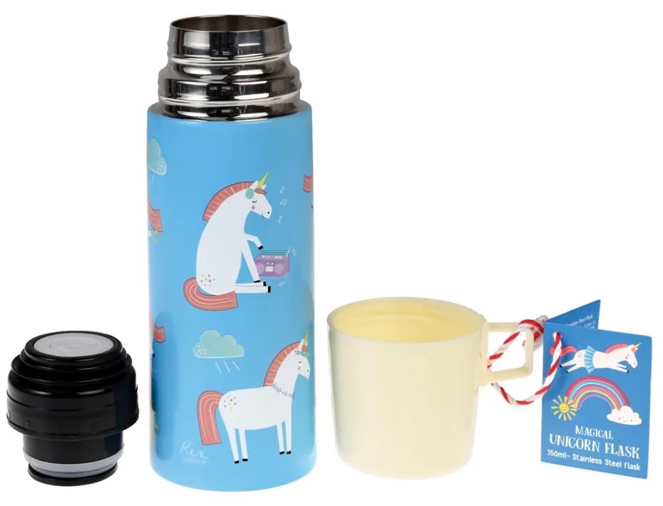 Termoska s hrníčkem Rex London Magical Unicorn, 350 ml