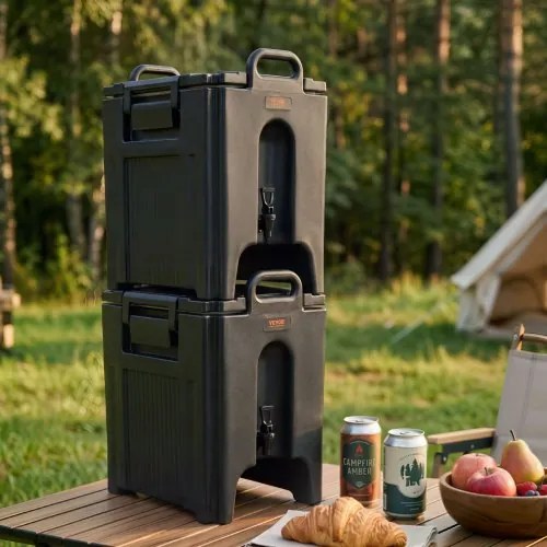 Izolovaný dávkovač nápojů, 37,9 l, potravinářský server na horké a studené nápoje