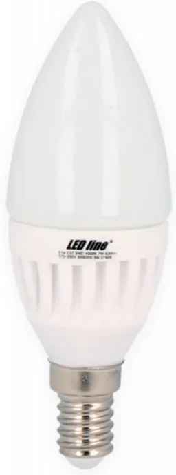 Led Line LED svíčka E14 SMD 7W 630lm teplá (55W)