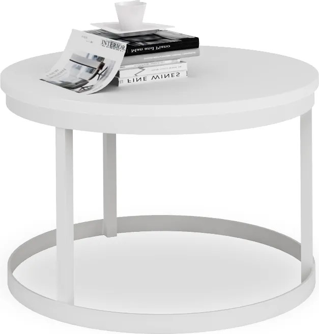 ADRK Furniture Konferenční stolek RINEN CT-RNN-W-W