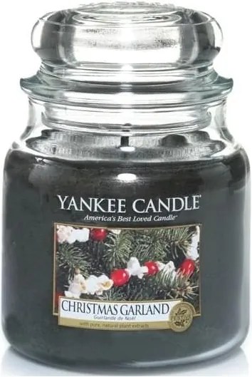 Vonná svíčka Yankee Candle Christmas Garland, střední