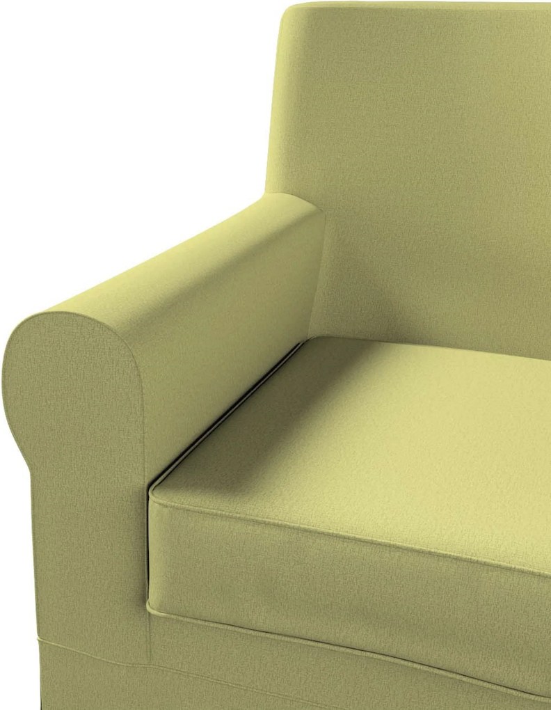 Potah na křeslo IKEA Ektorp Jennylund barva zelená látka lesklé, sametová