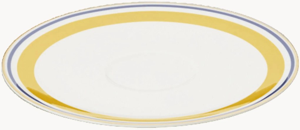 Sada podšálků z kostního porcelánu Capri, 6 dílů