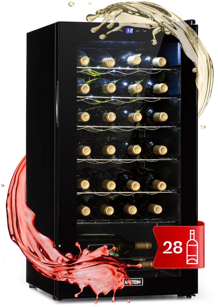 Shiraz 28 Uno, vinotéka, 74 l/28 lahví, 5-18°C, dotykové ovládání