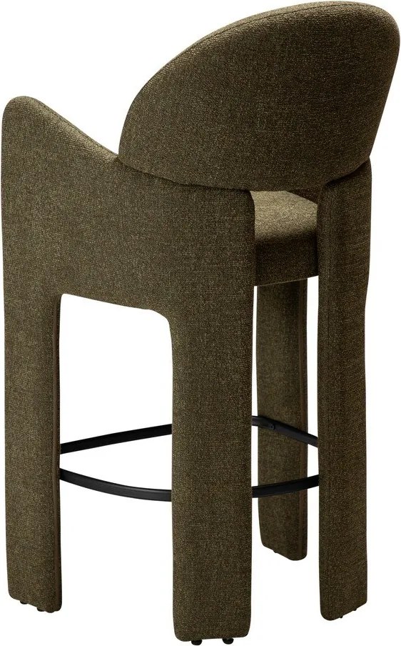 Khaki barová židle (výška sedáku 68,5 cm) Aole – DAN-FORM Denmark