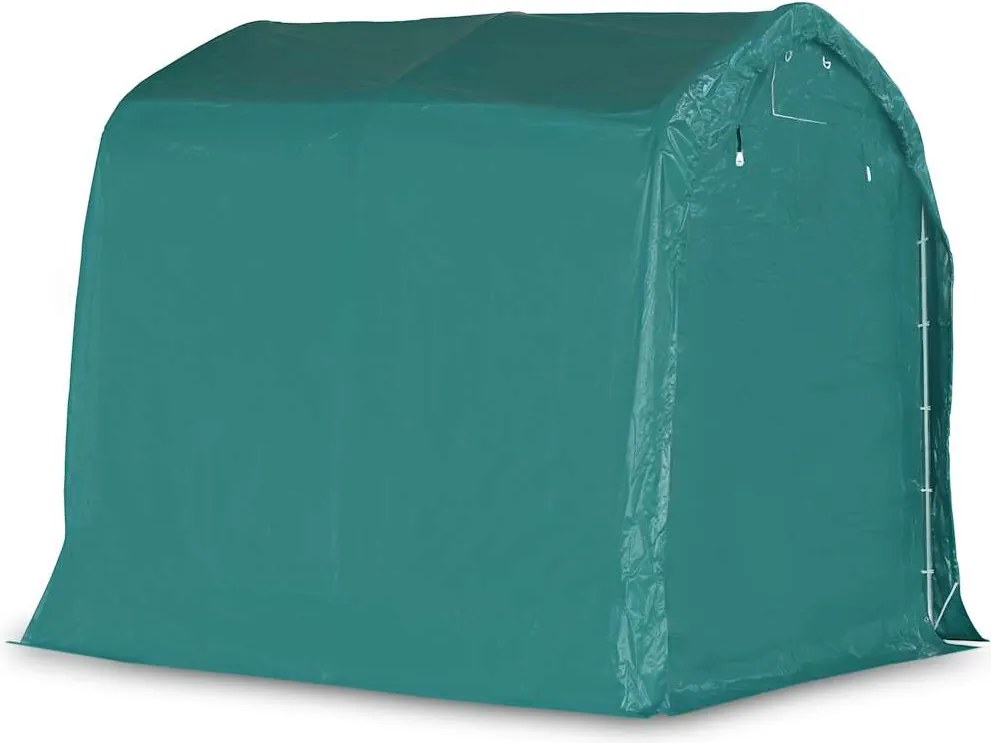 Plachtová garáž PVC 1,6 x 2,4 m zelená 3056430