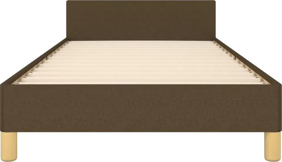 vidaXL Rám postele s čelem 80 x 200 cm textil [3125175] Barva: světle šedá