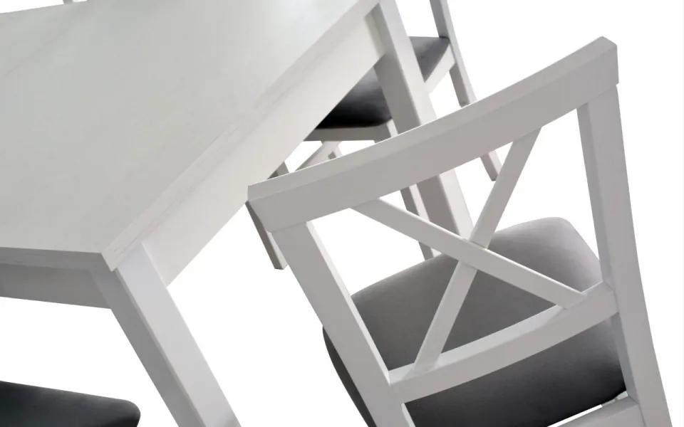 Drewmix jídelní židle MILANO 4 dřevo: ořech světlý, potahový materiál: látka