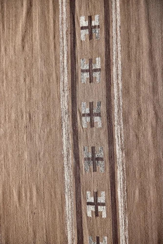 Diamond Carpets koberce Ručně vázaný kusový koberec Ginger DESP P83 Brown Cream ROZMĚR: 120x170