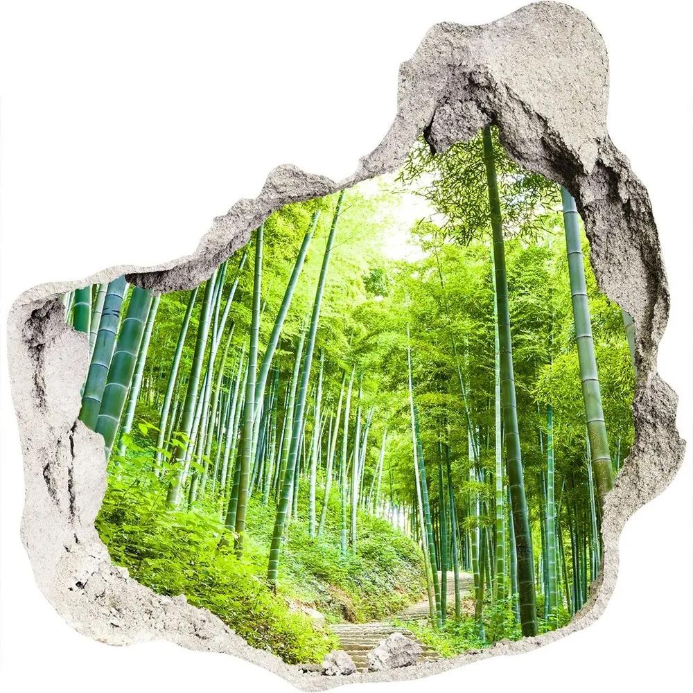 Wallmuralia Nálepka fototapeta 3D výhled Bambusový les 75x75 cm