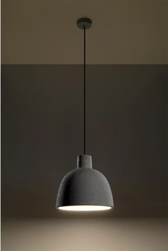 Betonový lustr SOLLUX Damaso E27 1x60W bez zdroje SL.0281