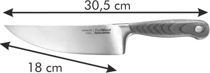 TESCOMA Nůž kuchařský FEELWOOD 18 cm