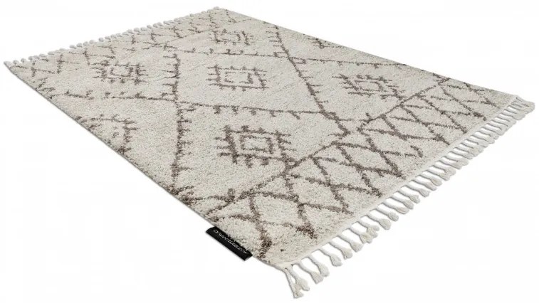 Dywany Łuszczów, Kusový koberec Berber Fez G0535 cream and brown, 200x290, béžová, ložnice
