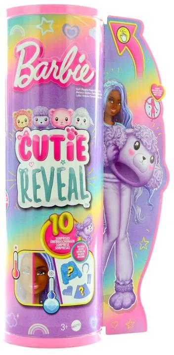 Barbie Cutie Reveal Barbie pastelová edice - pudl HKR05