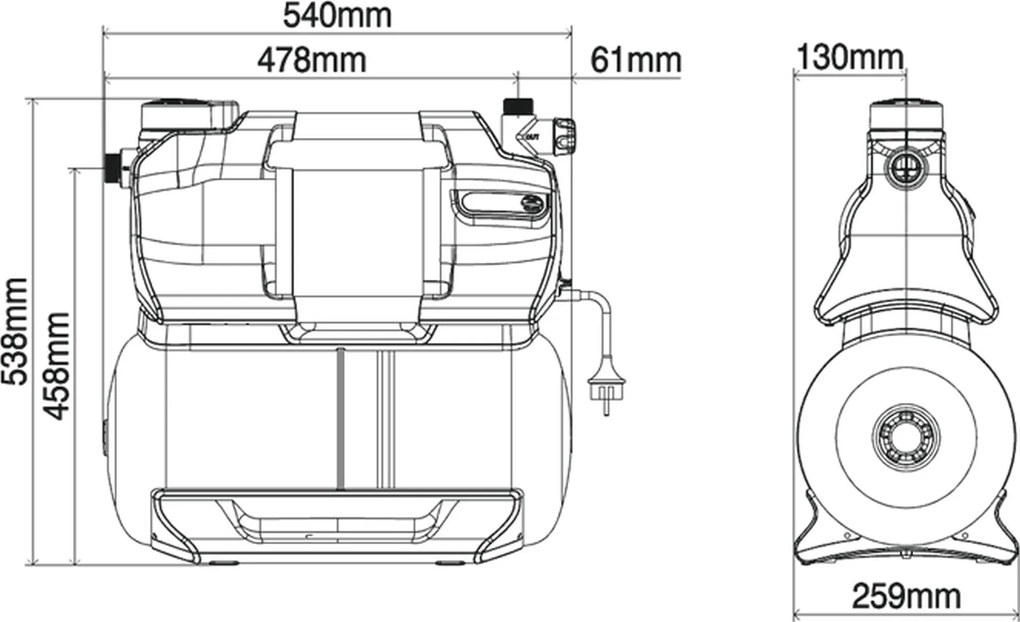 GARDENA 6300 SilentComfort Domácí vodárna 9068-20