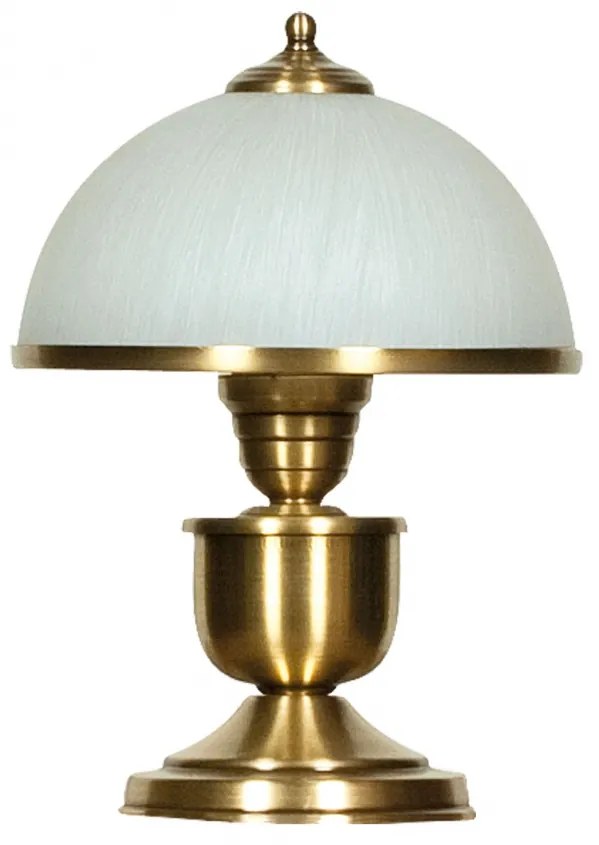 Mosazná stolní lampa 596 Dalia (Braun)