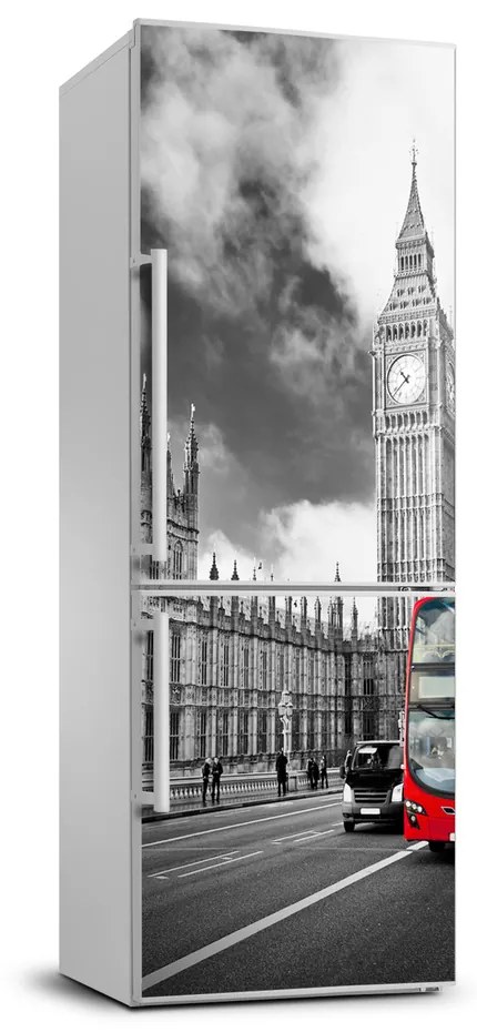 Wallmuralia Samolepící nálepka na ledničku Big Ben Londýn 60x180 cm