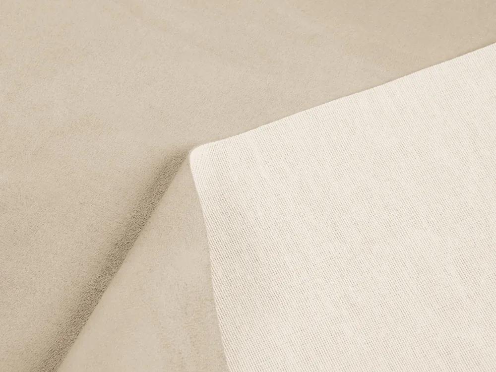 Biante Obdélníkový ubrus/imitace broušené kůže Alcantara ALC-007 Krémově béžový 120x200 cm