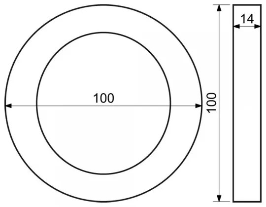 Domovní číslo "0", RN.100LV, broušené