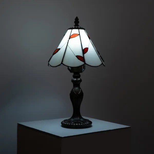 Brilagi - Tiffany vitrážová stolní lampa FOLIA 1xE27/60W/230V